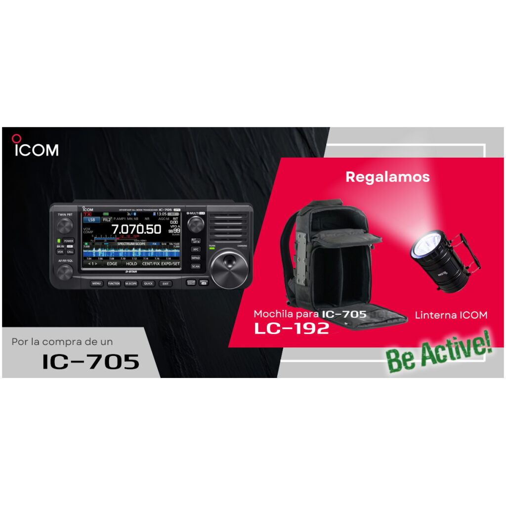 ICOM IC-705 Transceptor SDR portable multibanda 1,367.30 €|Envío ...