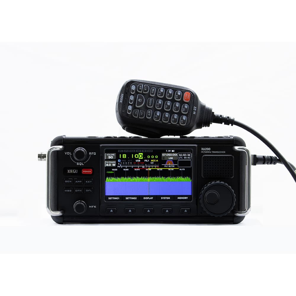 Xiegu X-6200 Transceptor SDR HF/50MHz 8W 882.09 €|Envío gratuito | Astroradio